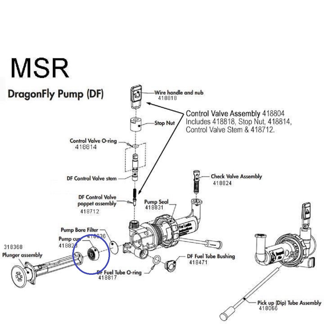 MSR Fuel Pump Cup Fuel Pump - Reservedel - Varri